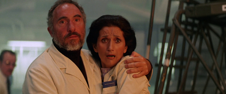 Nigel Hawthorne and Dimitra Arliss