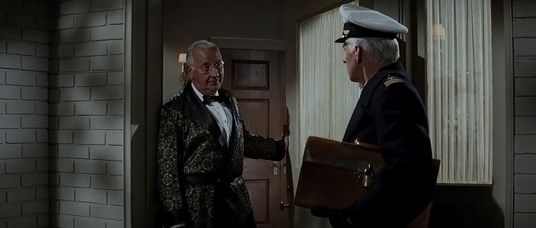 Edward Andrews and Wesley Addy