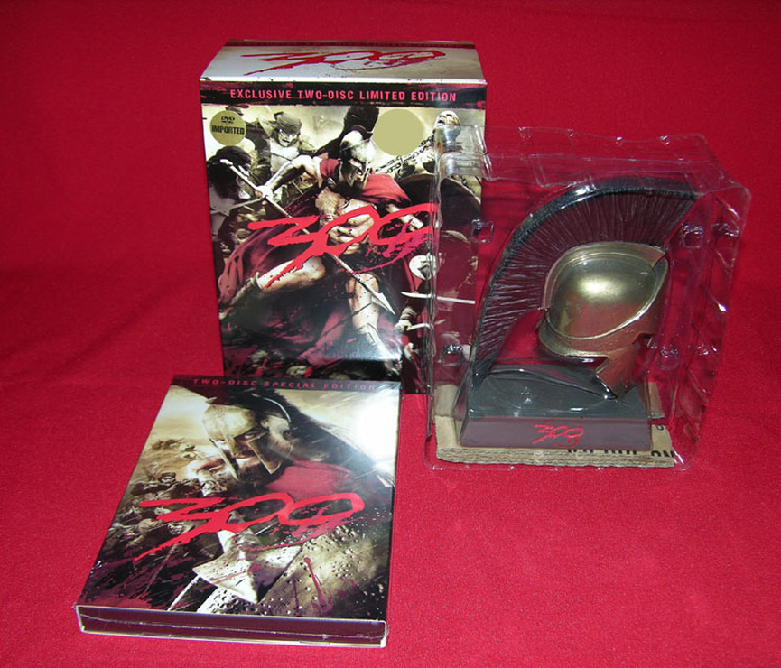 300 Exclusive 2-Disc Limited Edition DVD Boxset picture