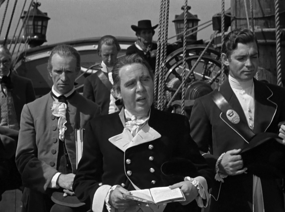 Ian Wolfe, Charles Laughton and Clark Gable