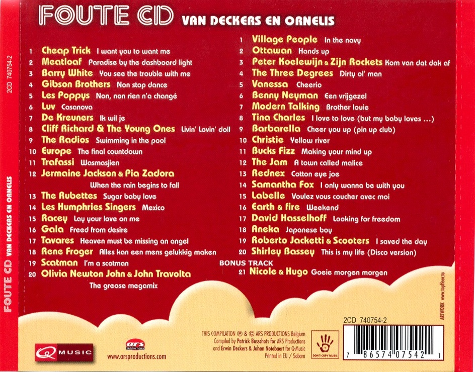 Picture of Foute CD Van Deckers En Ornelis Vol2