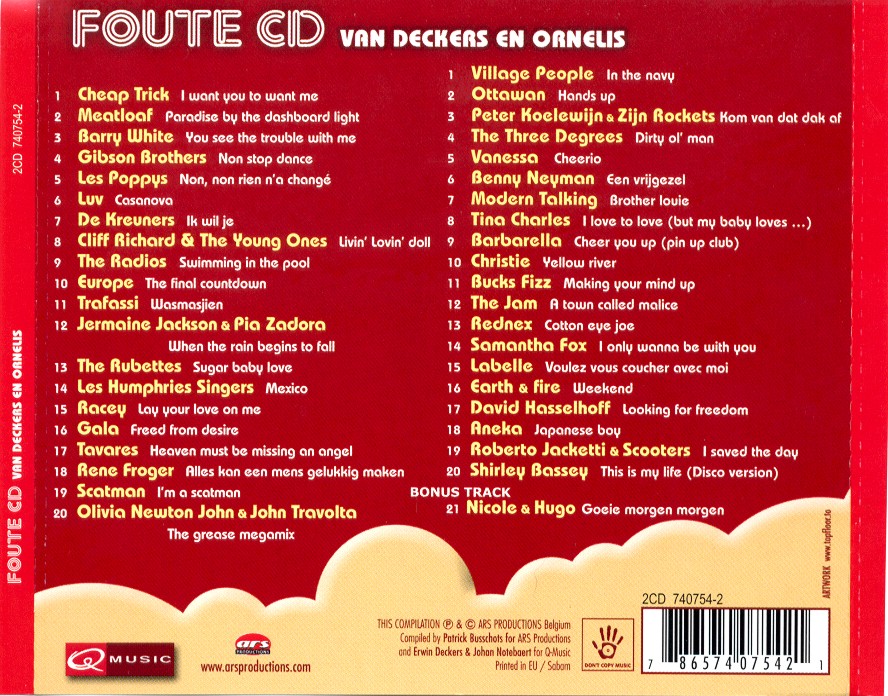 Picture of Foute CD Van Deckers En Ornelis Vol2