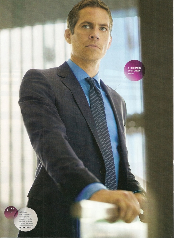 Paul Walker for GQ