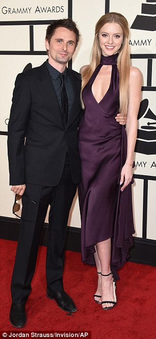 Matt Bellamy, Elle Evans Grammys 2016