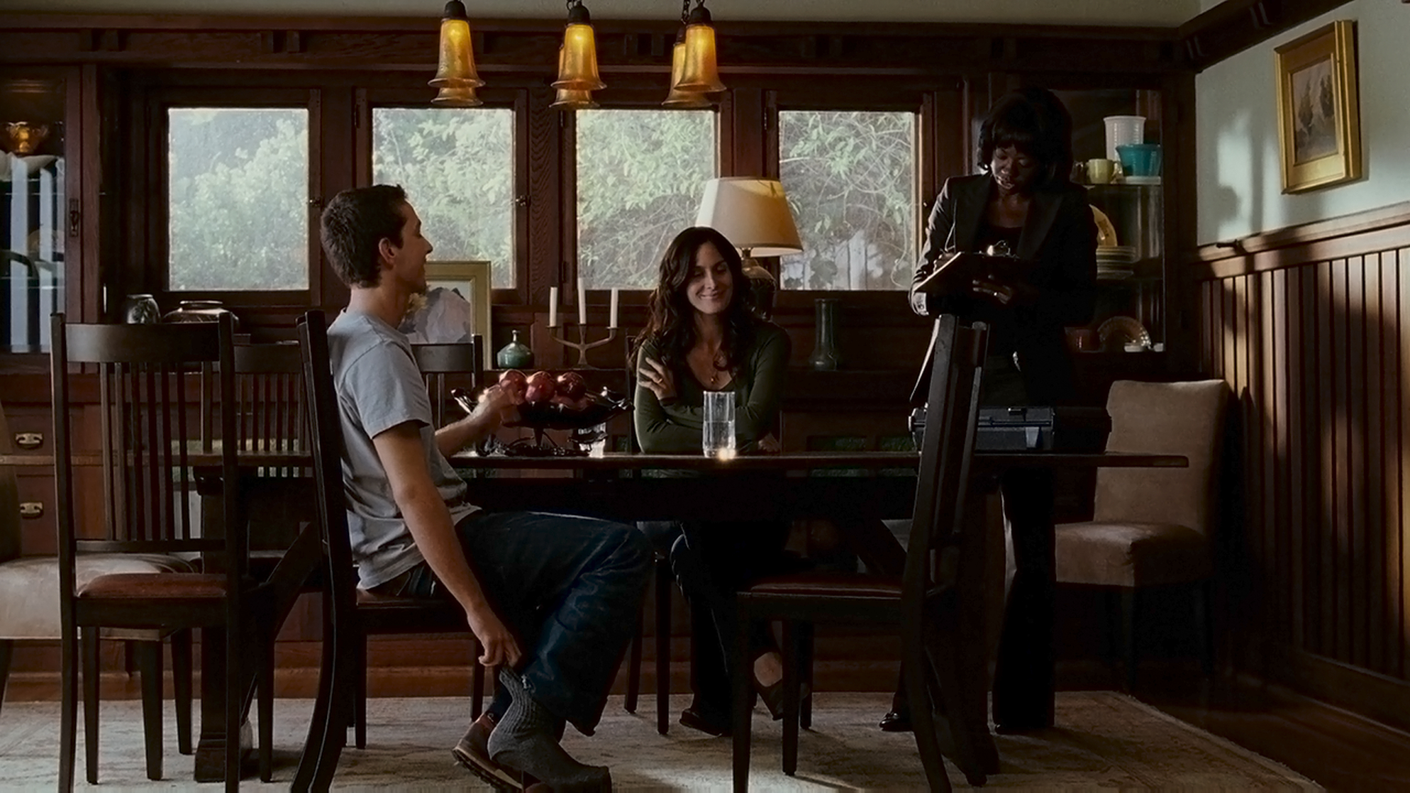 Shia LaBeouf, Carrie-Anne Moss and Viola Davis