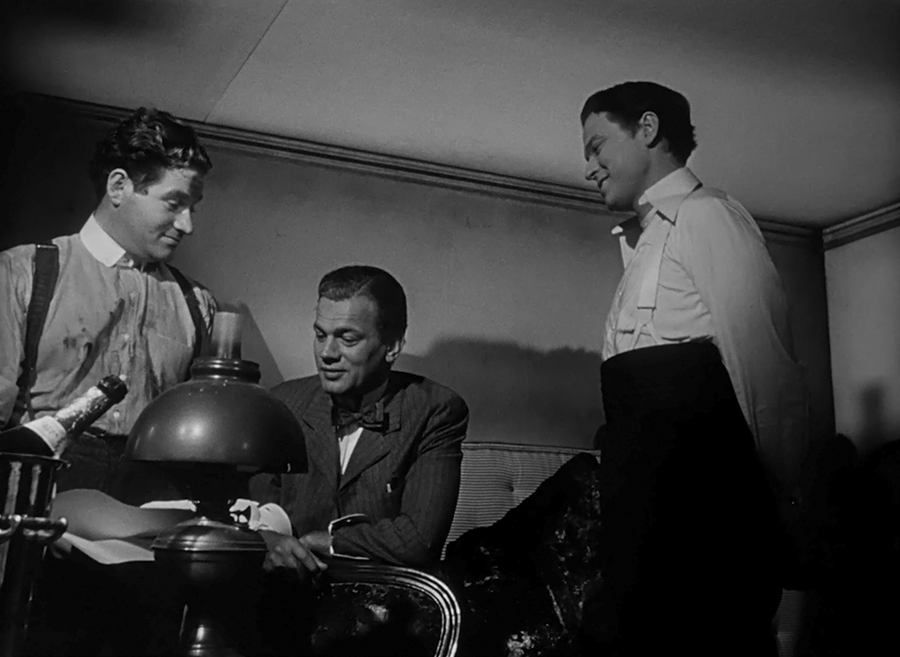 Al Eben, Joseph Cotten and Orson Welles