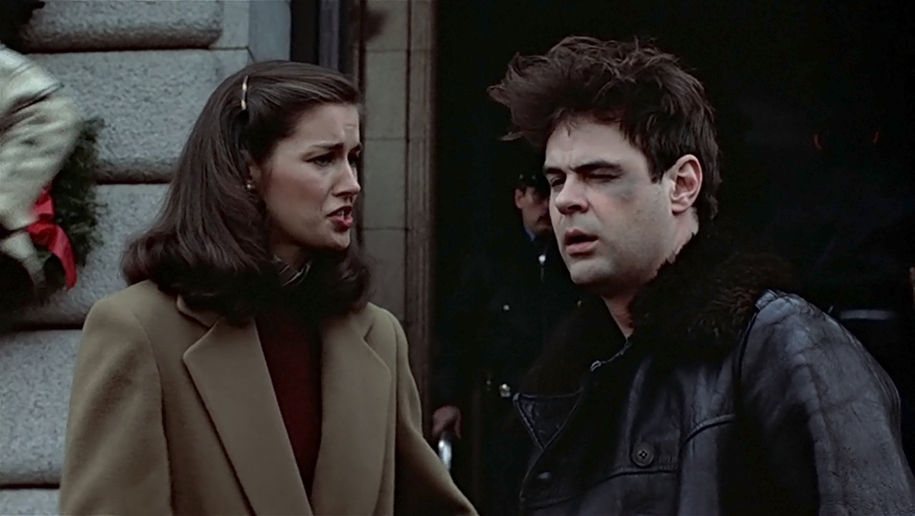 Kristin Holby and Dan Aykroyd