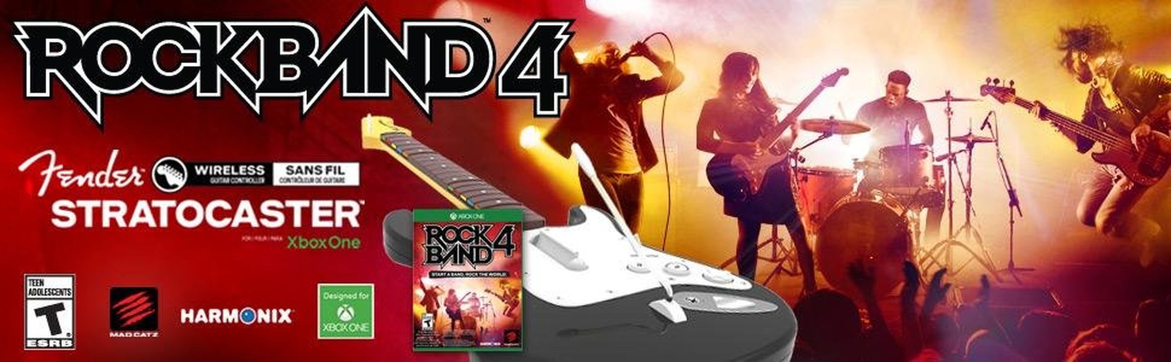 Picture of Rock Band 4 Wireless Guitar Bundle- Xbox One