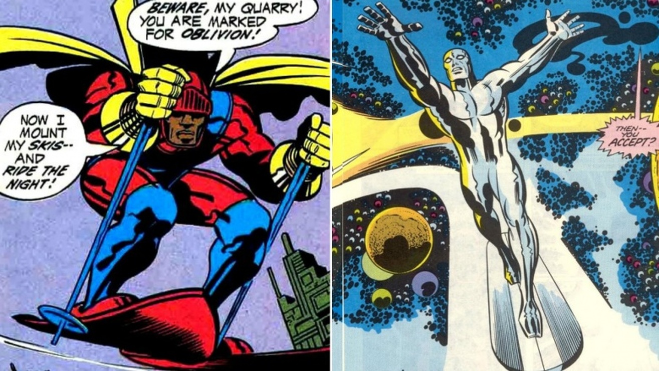 Black Racer vs Silver Surfer