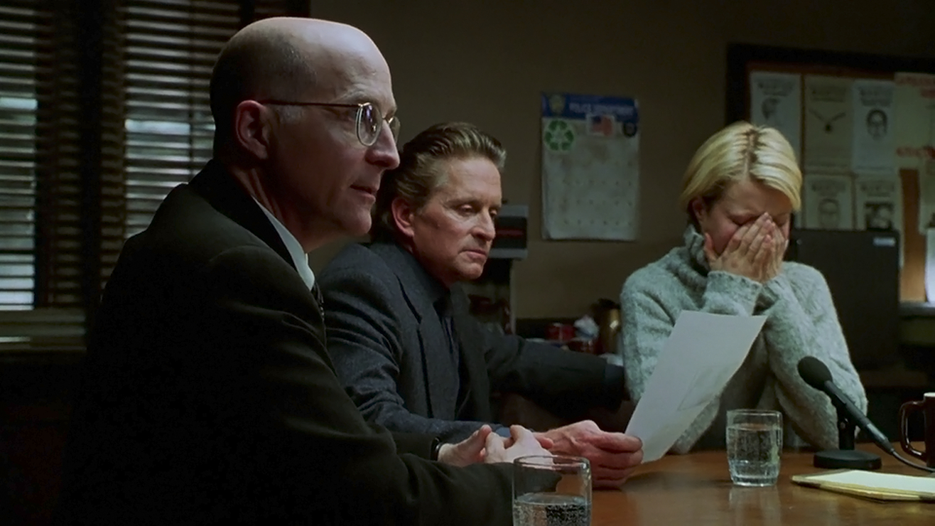 Gerry Becker, Michael Douglas and Gwyneth Paltro