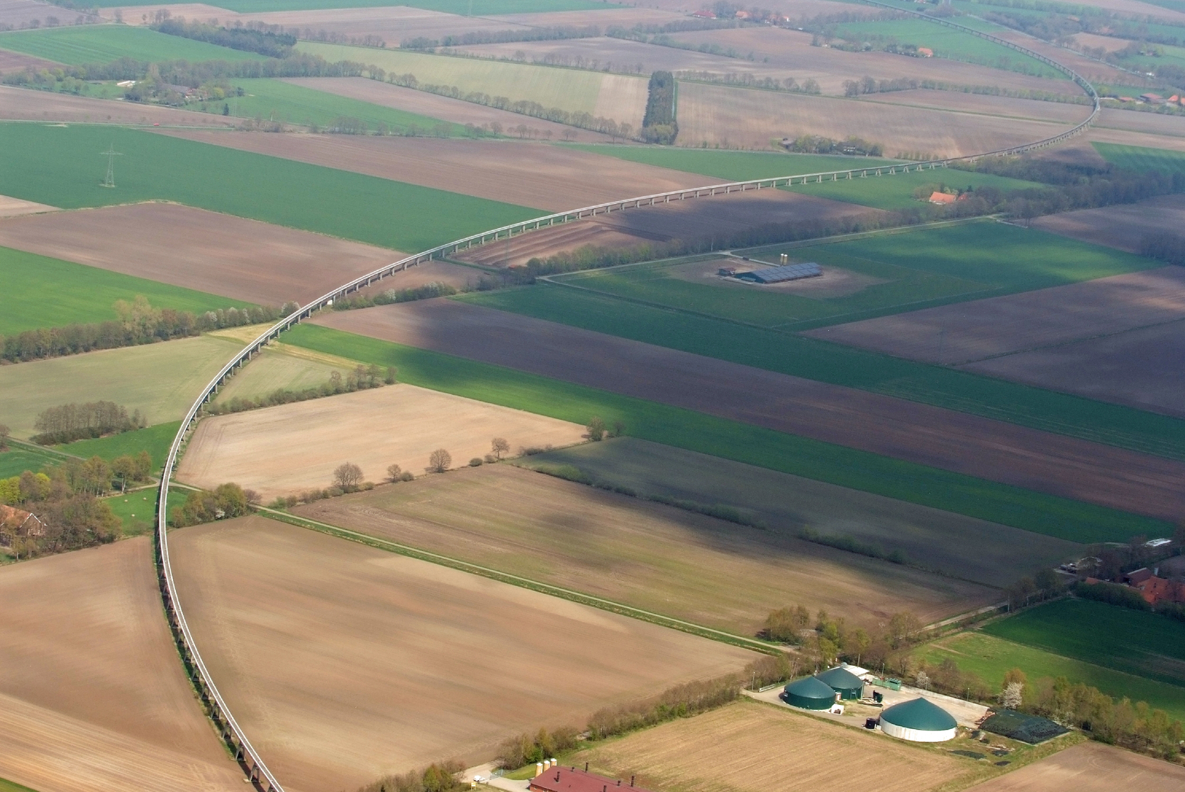 Picture of Emsland test facility (Transrapid)