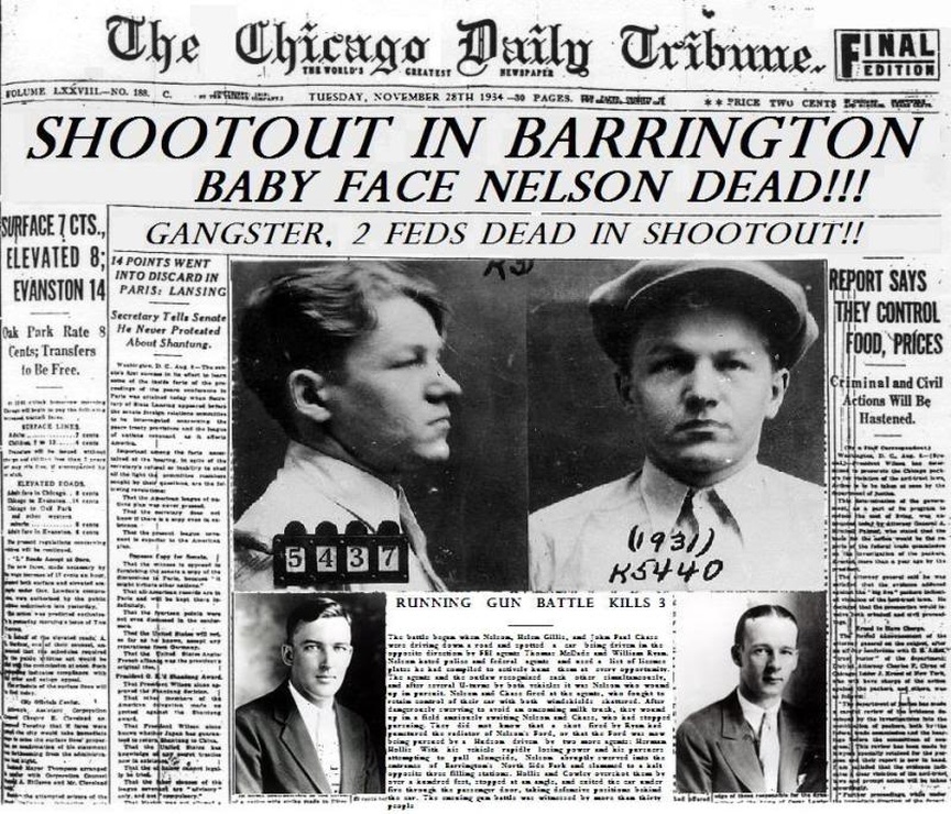 Picture of Lester M. 'Baby Face Nelson' Gillis