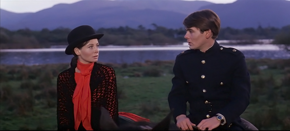 Sarah Miles and Christopher Jones