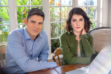 Movie characters Beck Merchant & Sayre Hoyle