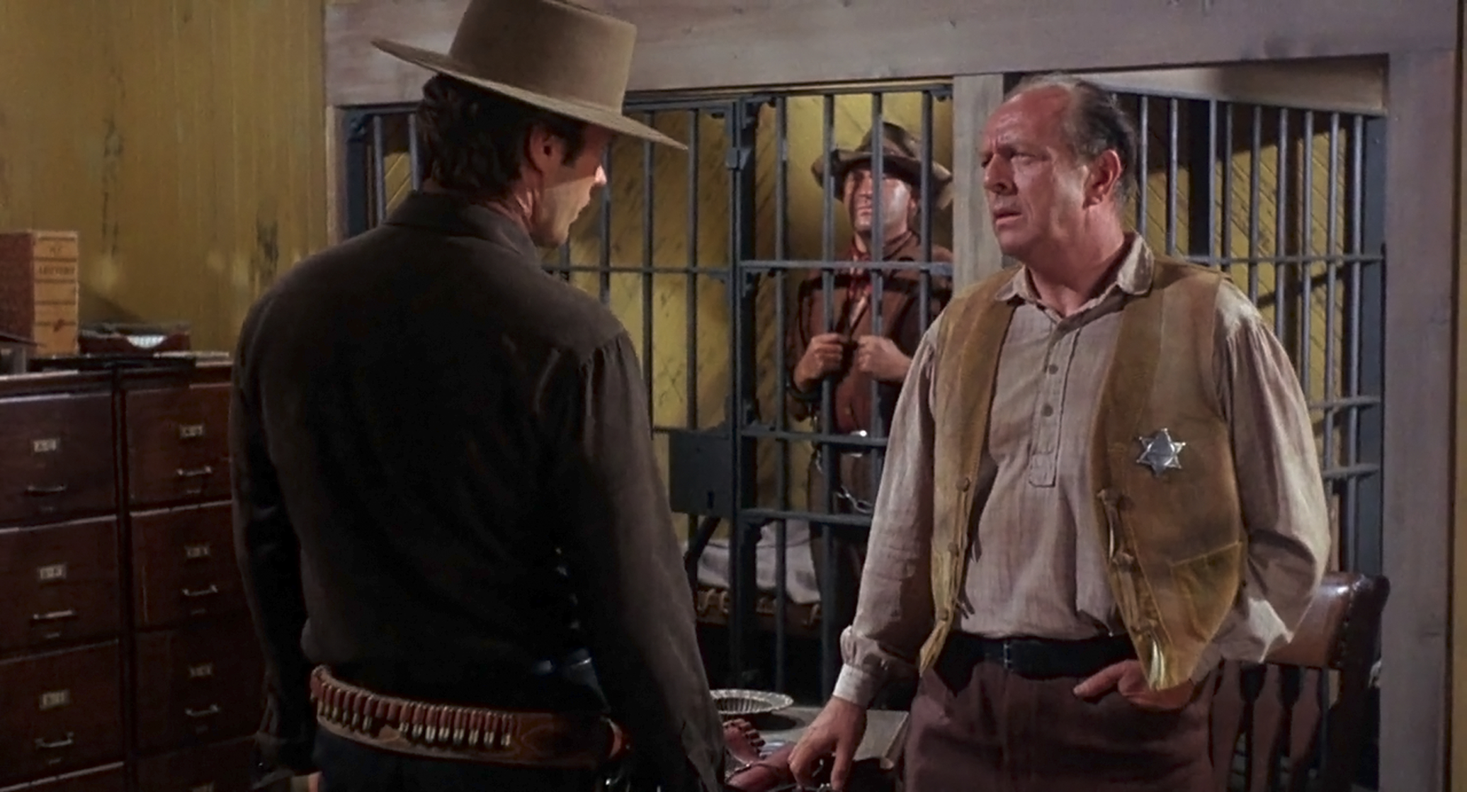 Clint Eastwood, Bill Zuckert and Herbert Ellis
