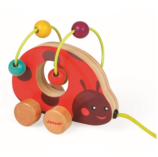 Ladybird Wooden Pull-along Toy