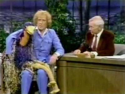 Rod Hull and Emu with Johnny Carson