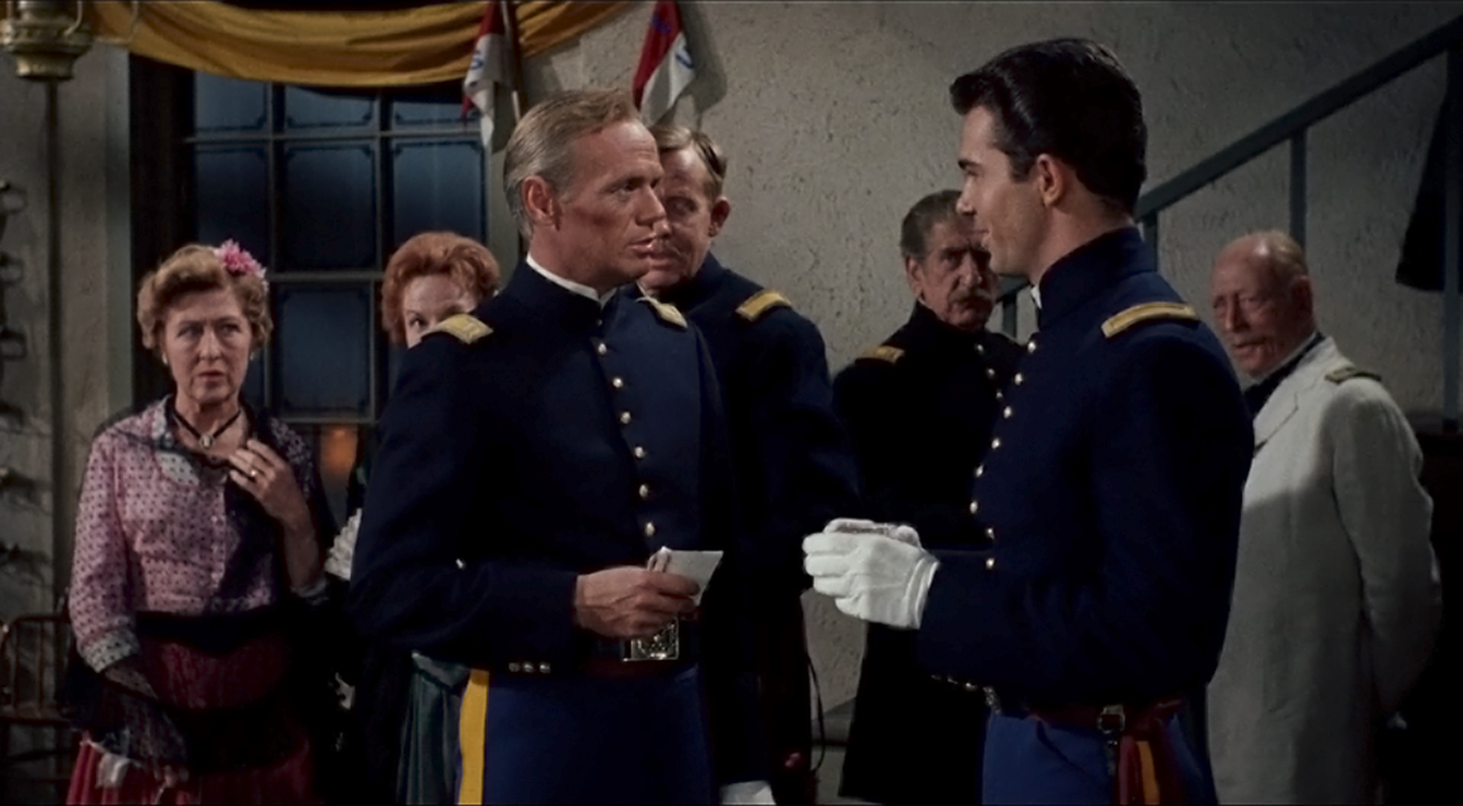 Richard Widmark and Rian Garrick