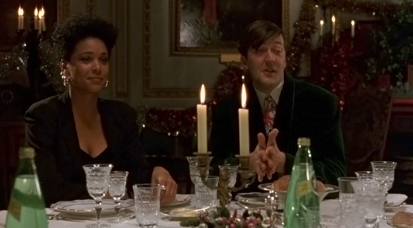 Alphonsia Emmanuel and Stephen Fry