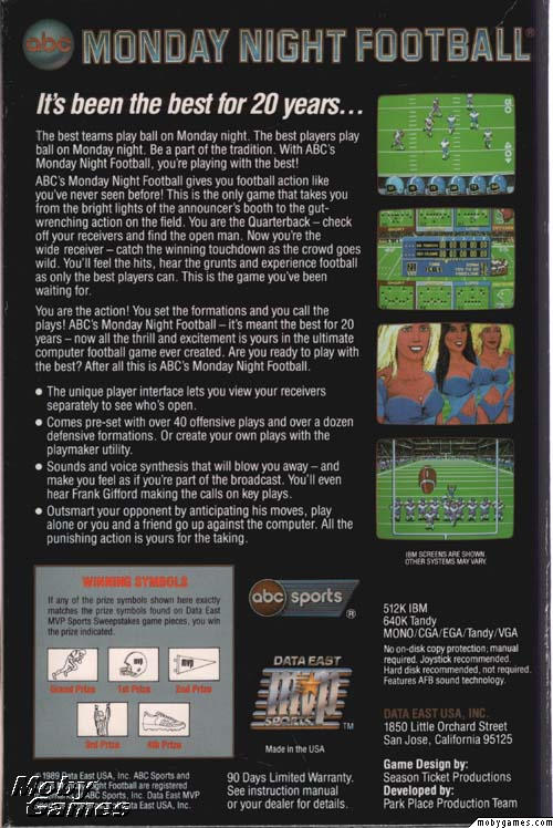 Picture of ABC's Monday Night Football