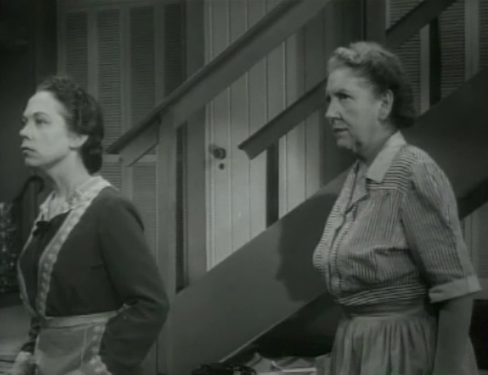 Ellen Corby and Kathryn Card