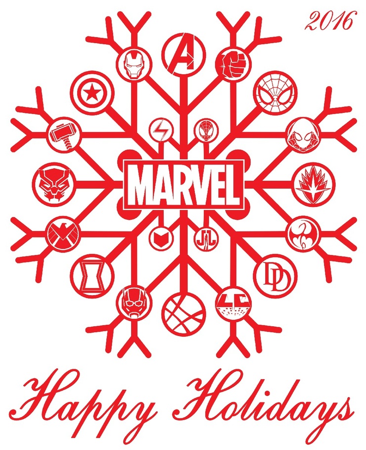 Marvel 2016 Xmas Card