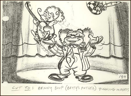 Betty Boop 1993 MGM Film Storyboards