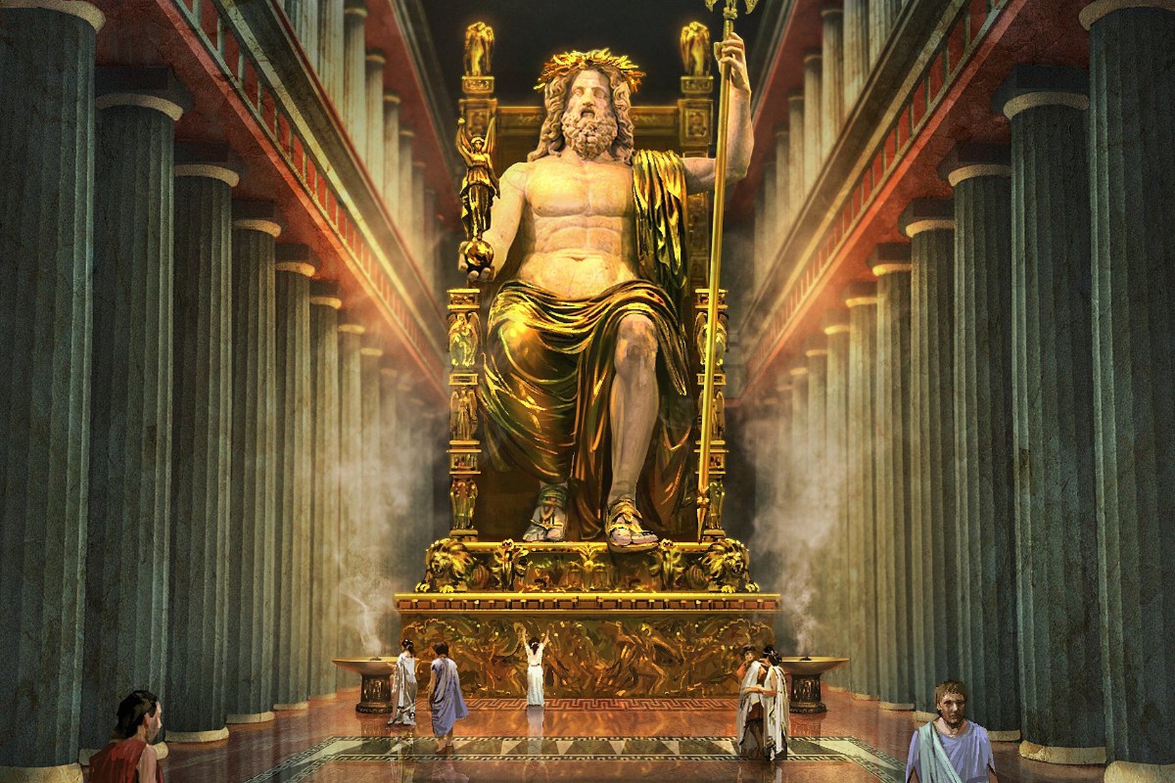 Picture of Statue of Zeus at Olympia