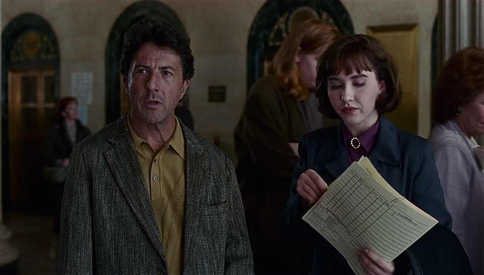 Dustin Hoffman and Susie Cusack