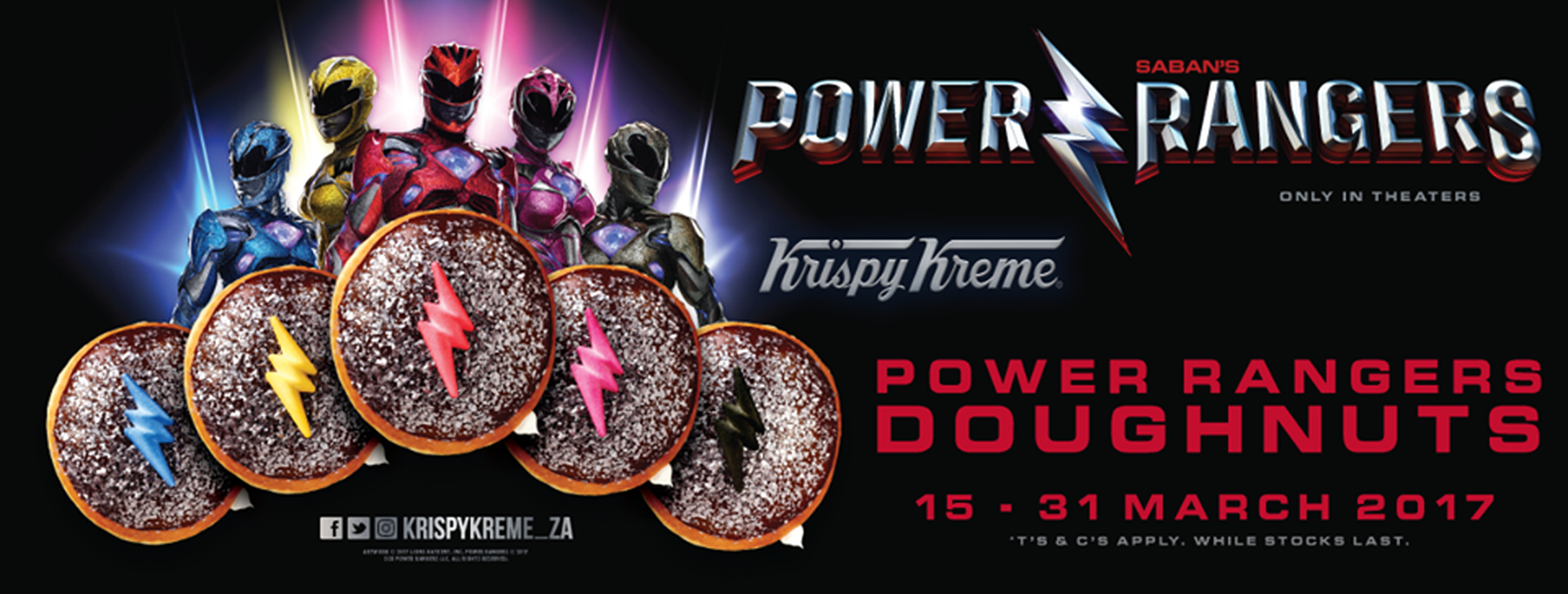 Picture of Krispy Kreme Power Rangers Doughnuts
