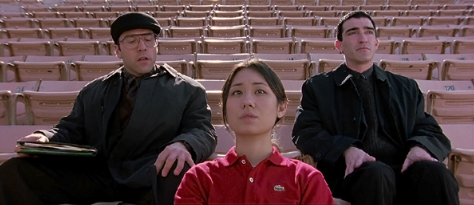Jeremy Piven, Sara Tanaka and Patrick Fischler