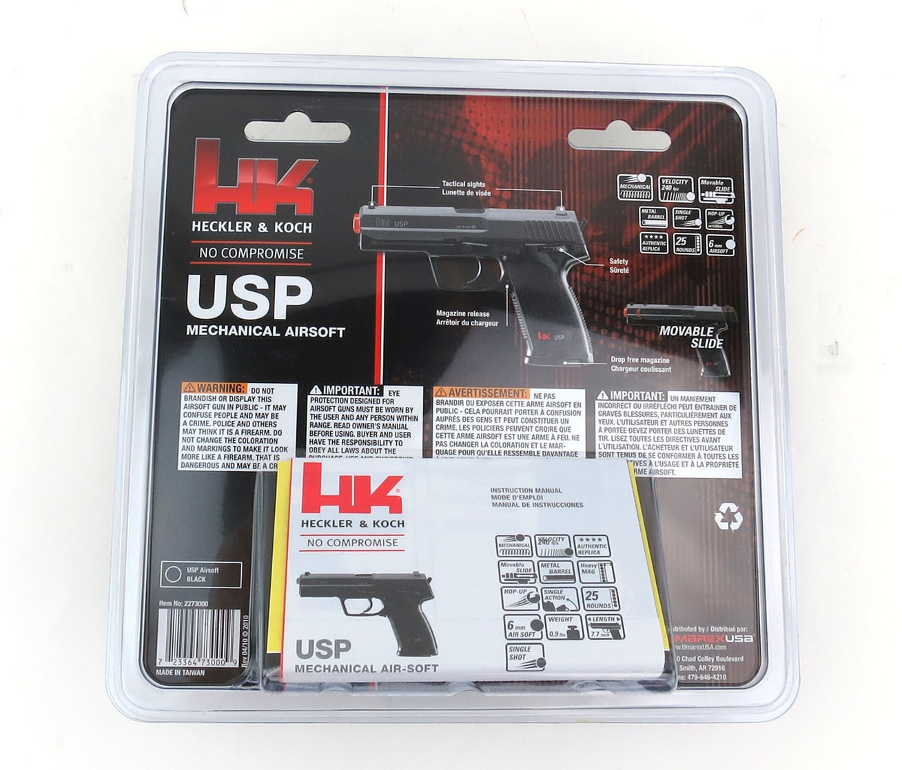 Picture of Umarex HK USP Spring Airsoft Pistol (Black)