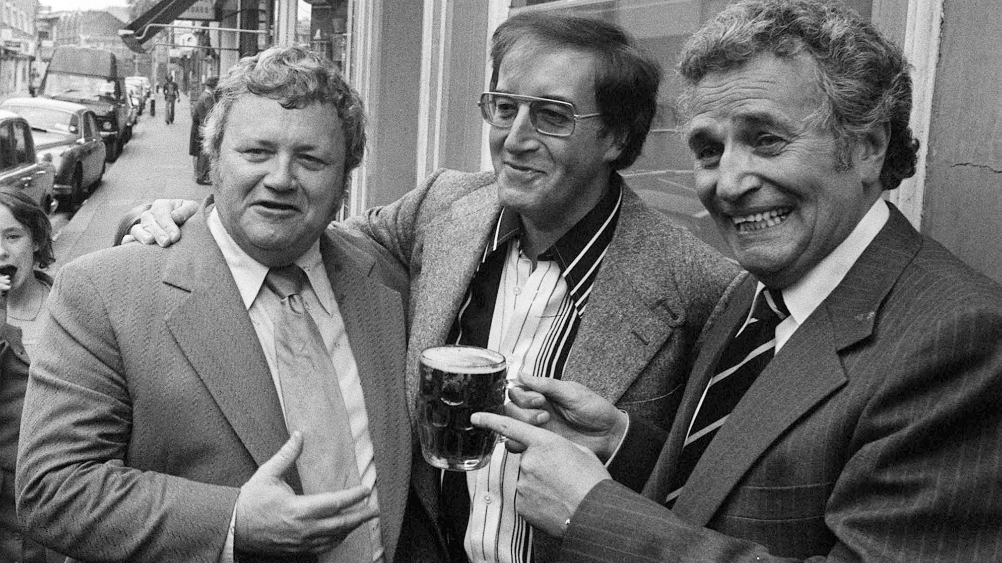With Peter Sellers and Michael Bentine