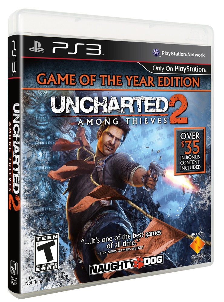 Uncharted 2 Game of The Year Edition cover