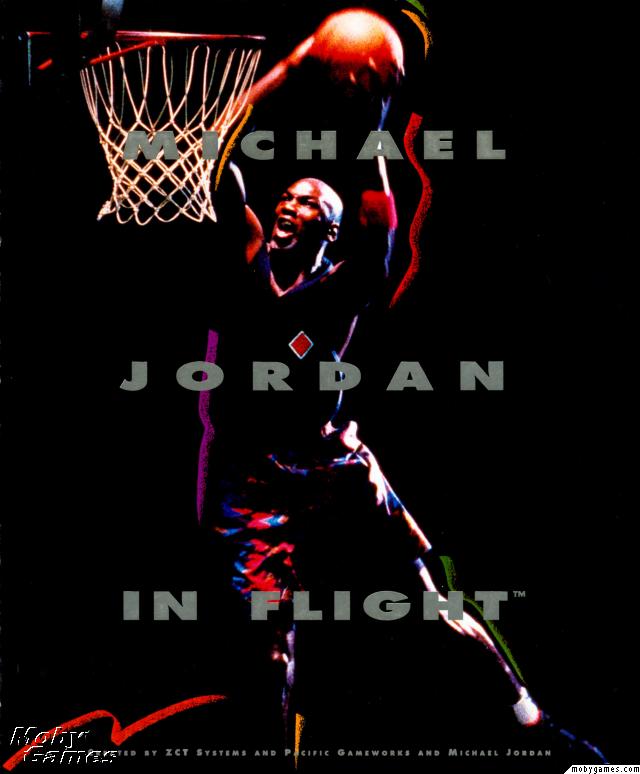 Picture of Michael Jordan in Flight