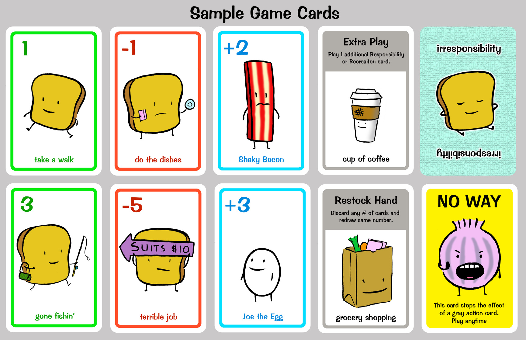 Picture of Mr Toast (Irresponsibility: The Mr Toast Card Game)