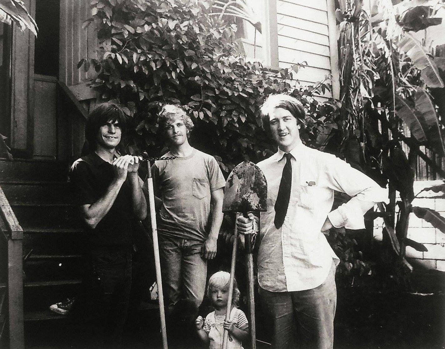 with Jack Fisk, John & Jennifer Lynch in front of