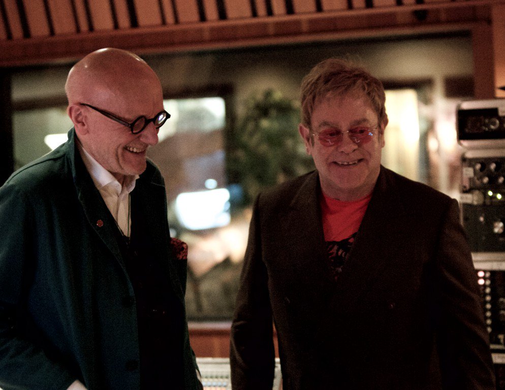 With Elton John