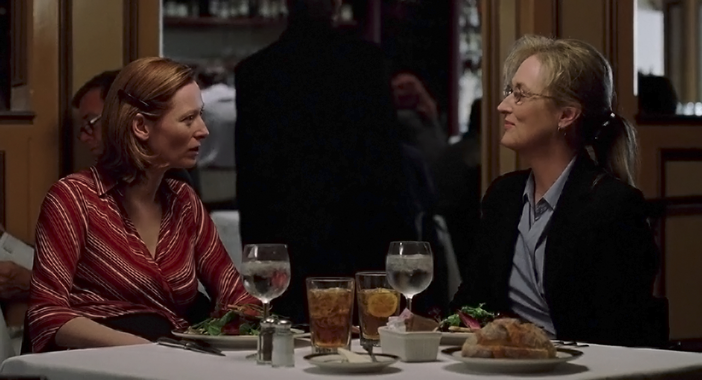 Tilda Swinton and Meryl Streep