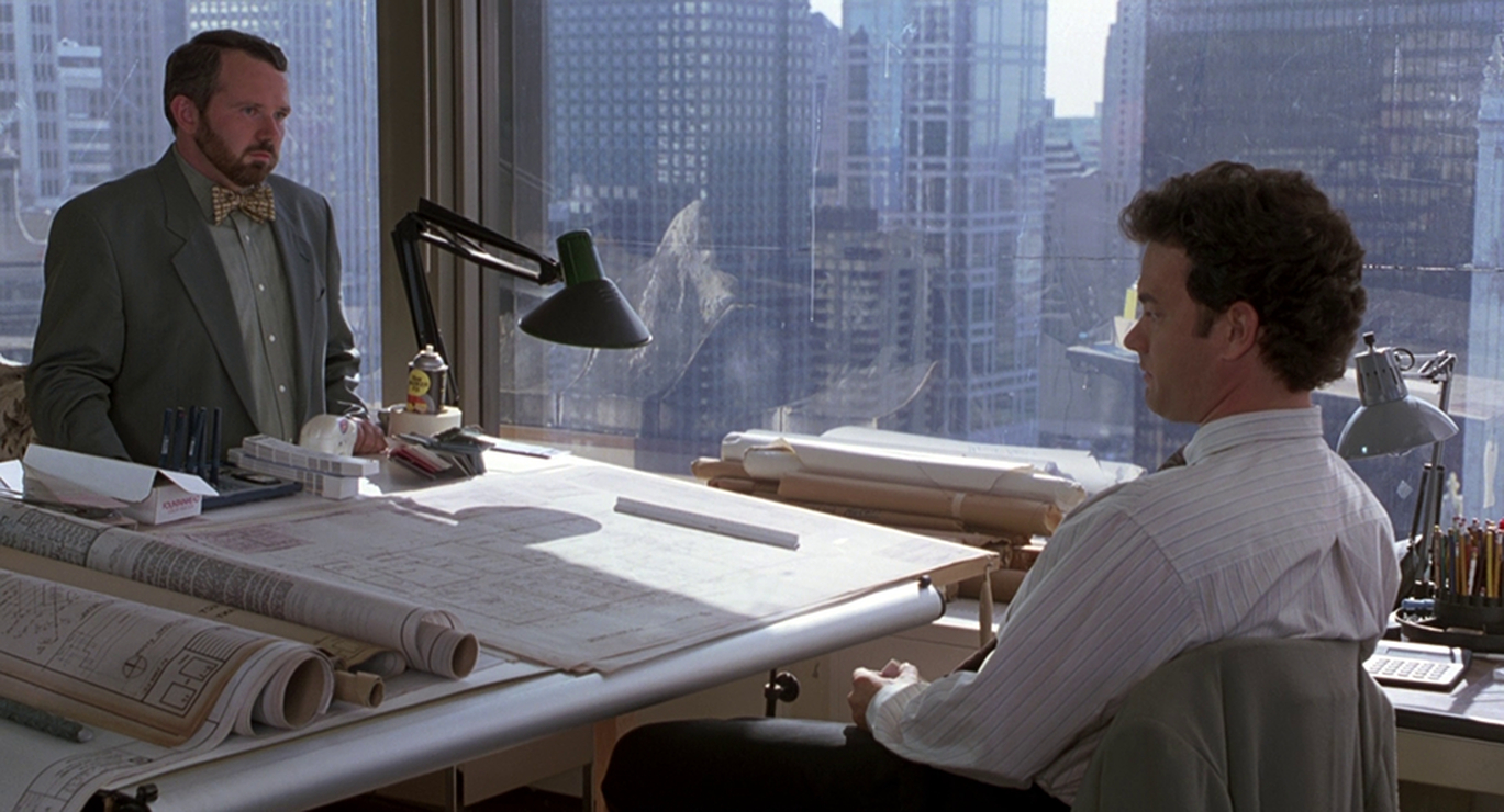 Tom Riis Farrell and Tom Hanks