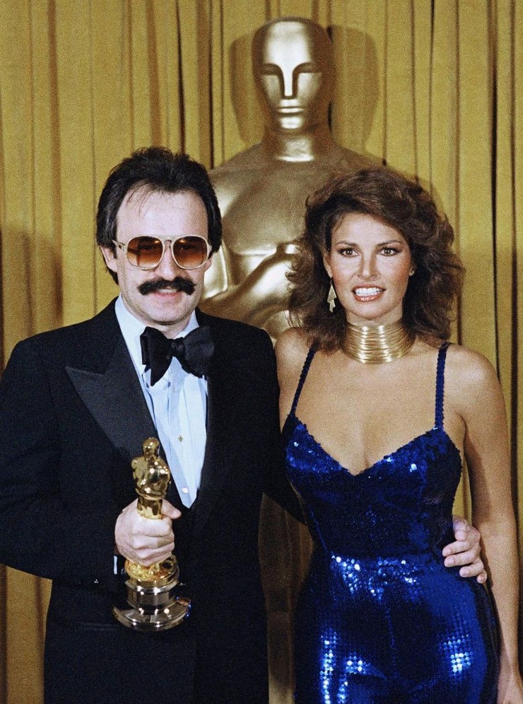 Giorgio Moroder and Raquel Welch