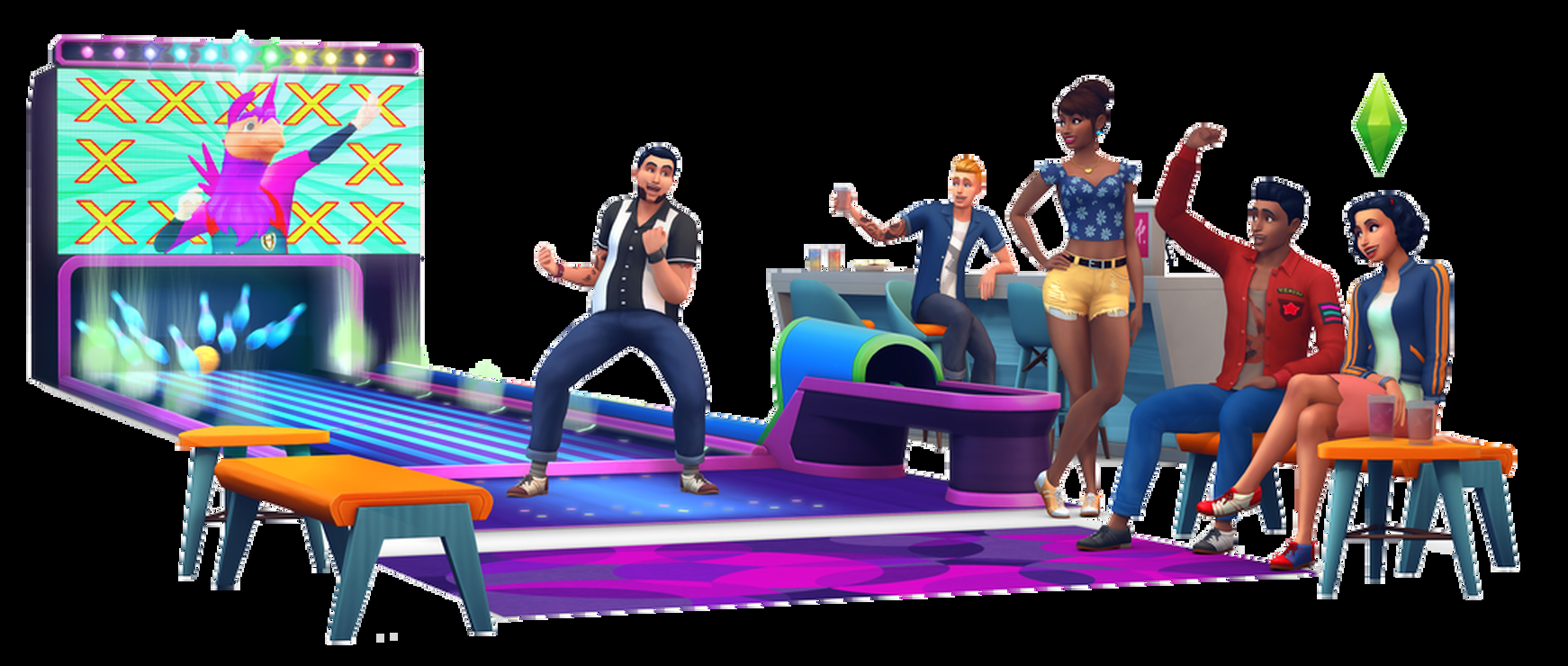 The Sims 4: Bowling Night Stuff image
