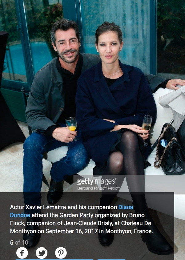Xavier Lemaitre and fiancée Diana Dondoe