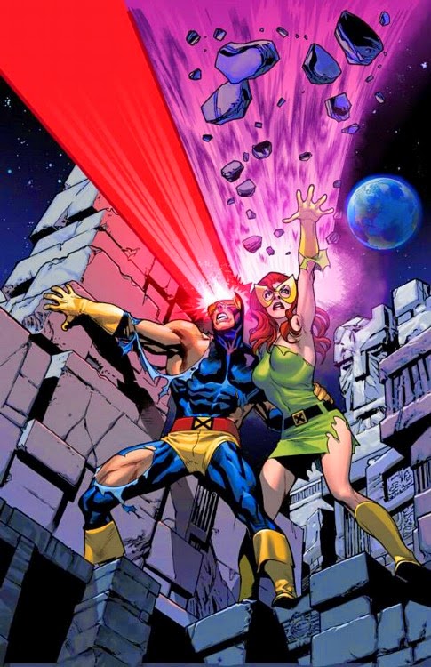 Cyclops and Marvel Girl