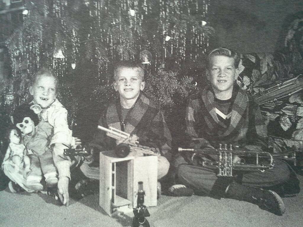 David Lynch gets a trumpet on Christmas morning