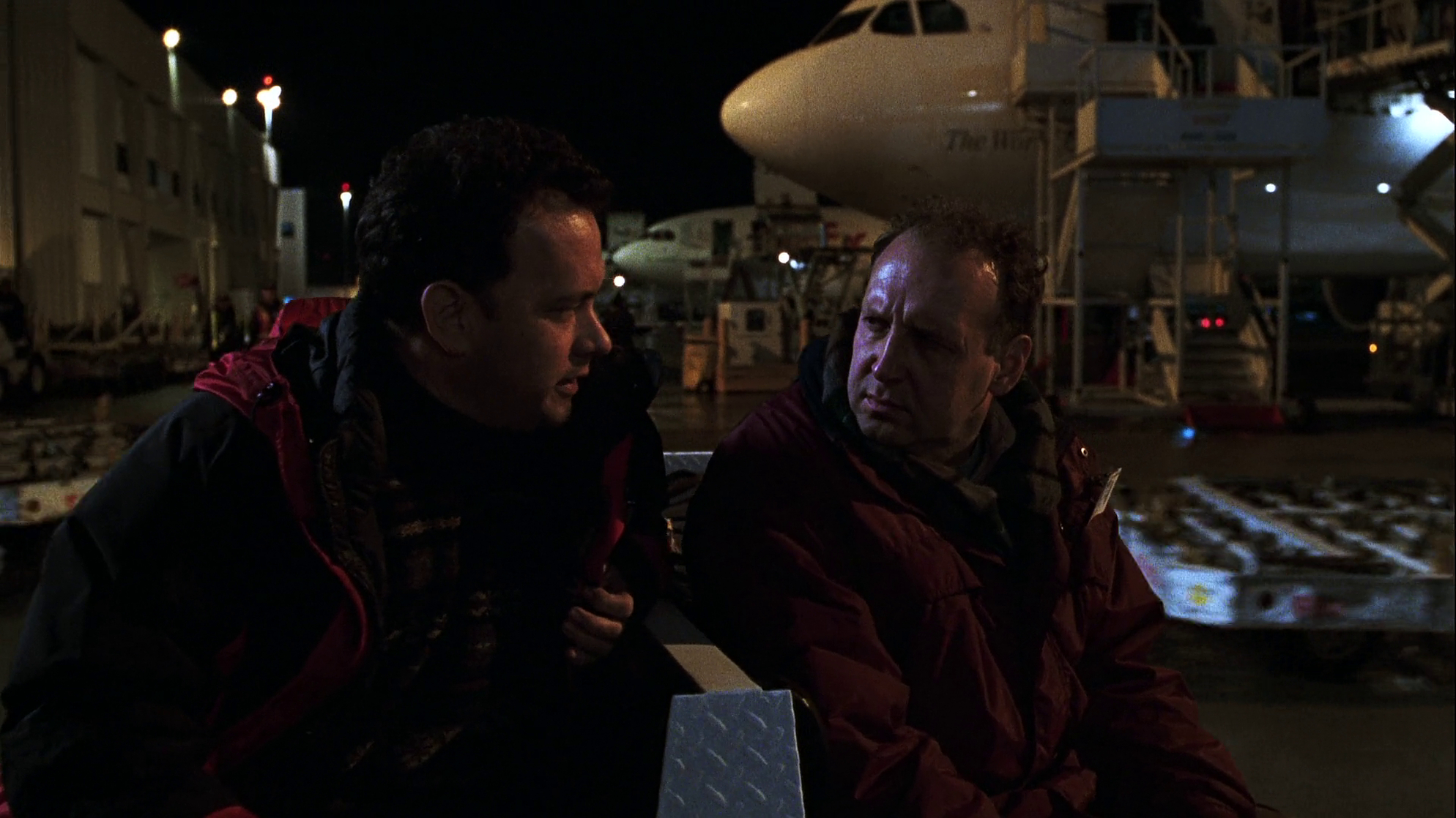 Tom Hanks and Nick Searcy