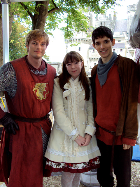 merlin..arthur at their castle set