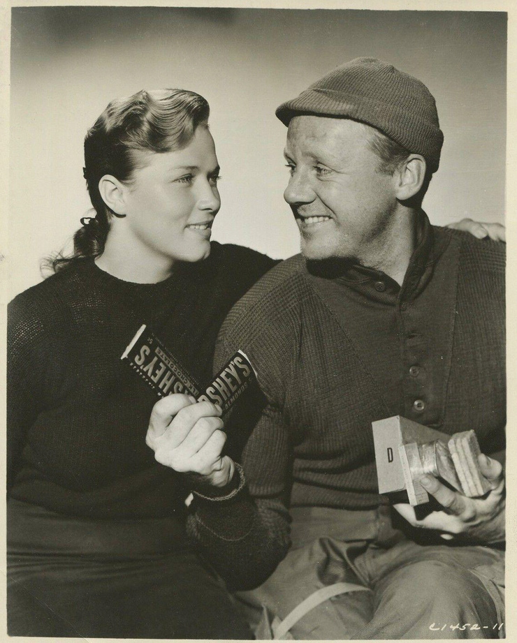 Denise Darcel, Van Johnson
