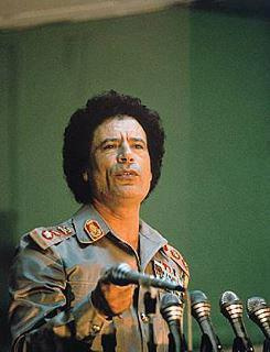 Picture of Muammar Gaddafi