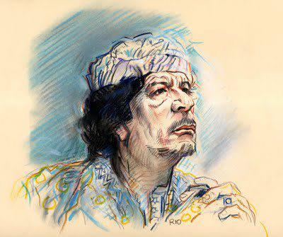 Picture of Muammar Gaddafi
